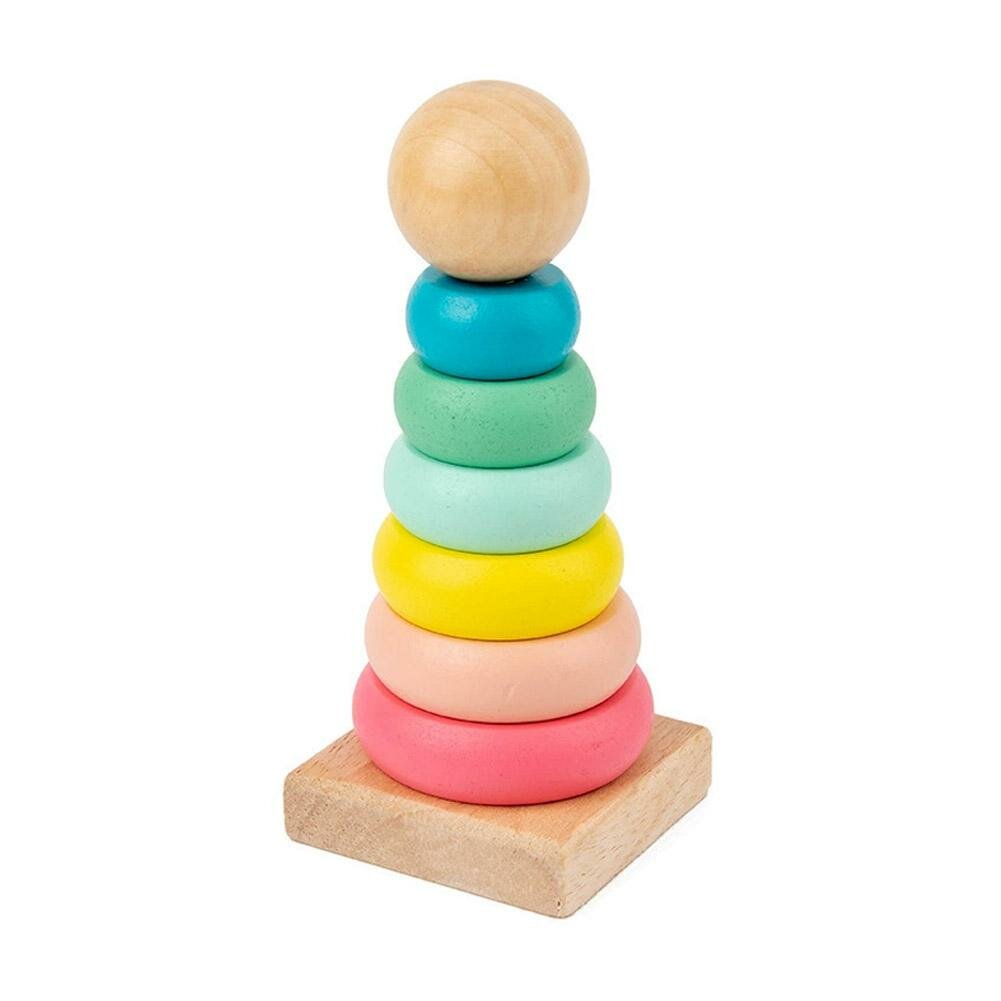 Радужное кольцо-укладальник Монтессори