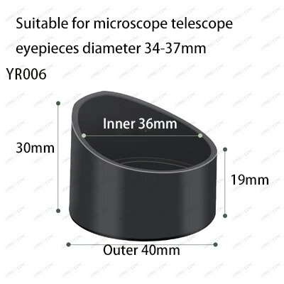 Резиновые наглазники VBNM YT2931119 для микроскопа 2 шт. 2pcs 34-37mm