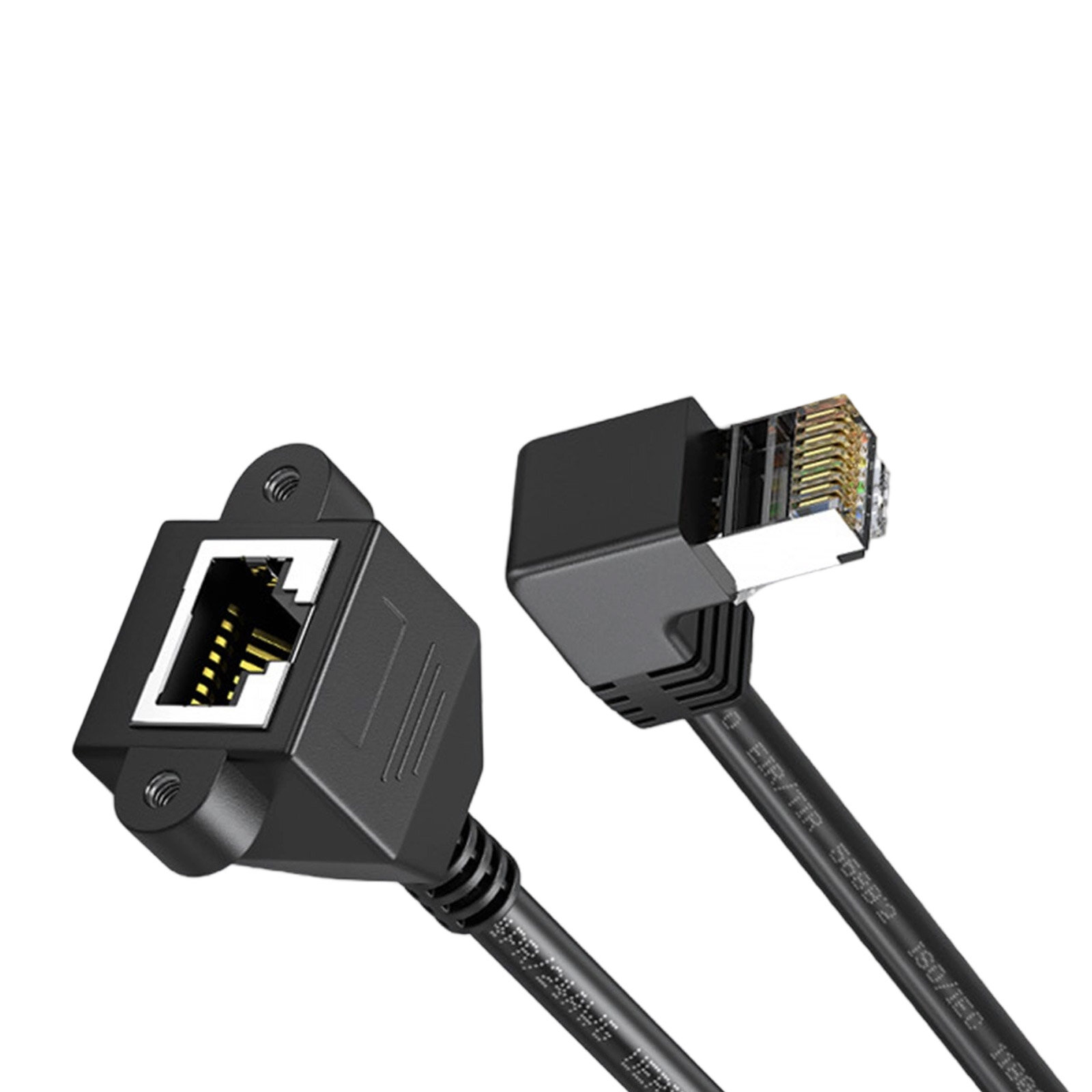 Кабель Cat6 Ethernet с экранированными разъемами RJ45 FTP и адаптером 24AWG