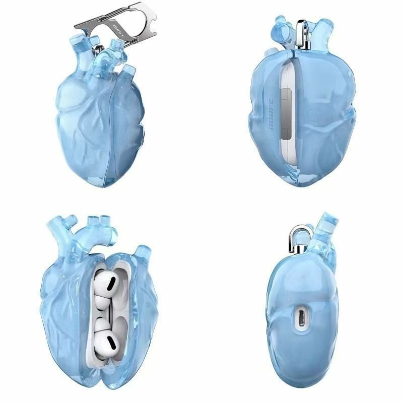 Для Airpods3/pro/pro2, защитный чехол из жидкого силикона в форме сердца на Хэллоуин, защитный чехол для наушников