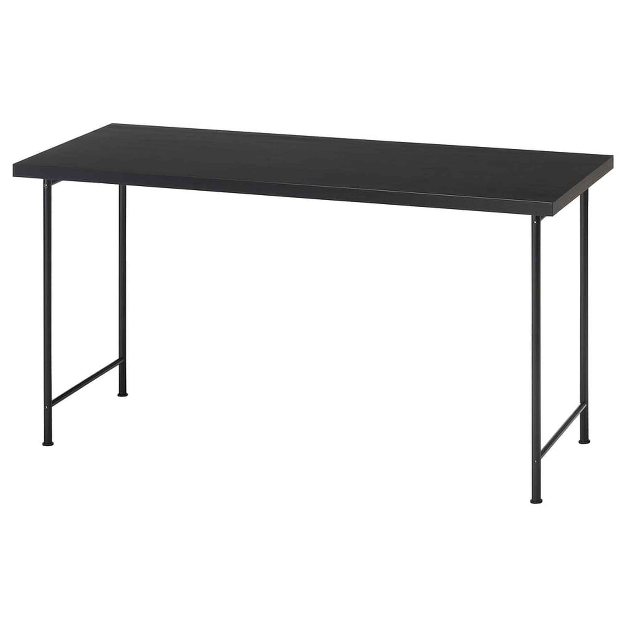 Стол IKEA LAGKAPTEN / SPAND черно-коричневый/черный, 140x60 см 795.638.36