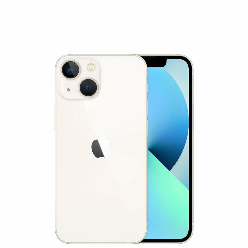 iPhone 13 Mini 128GB, Dual: nano SIM + eSIM, белый
