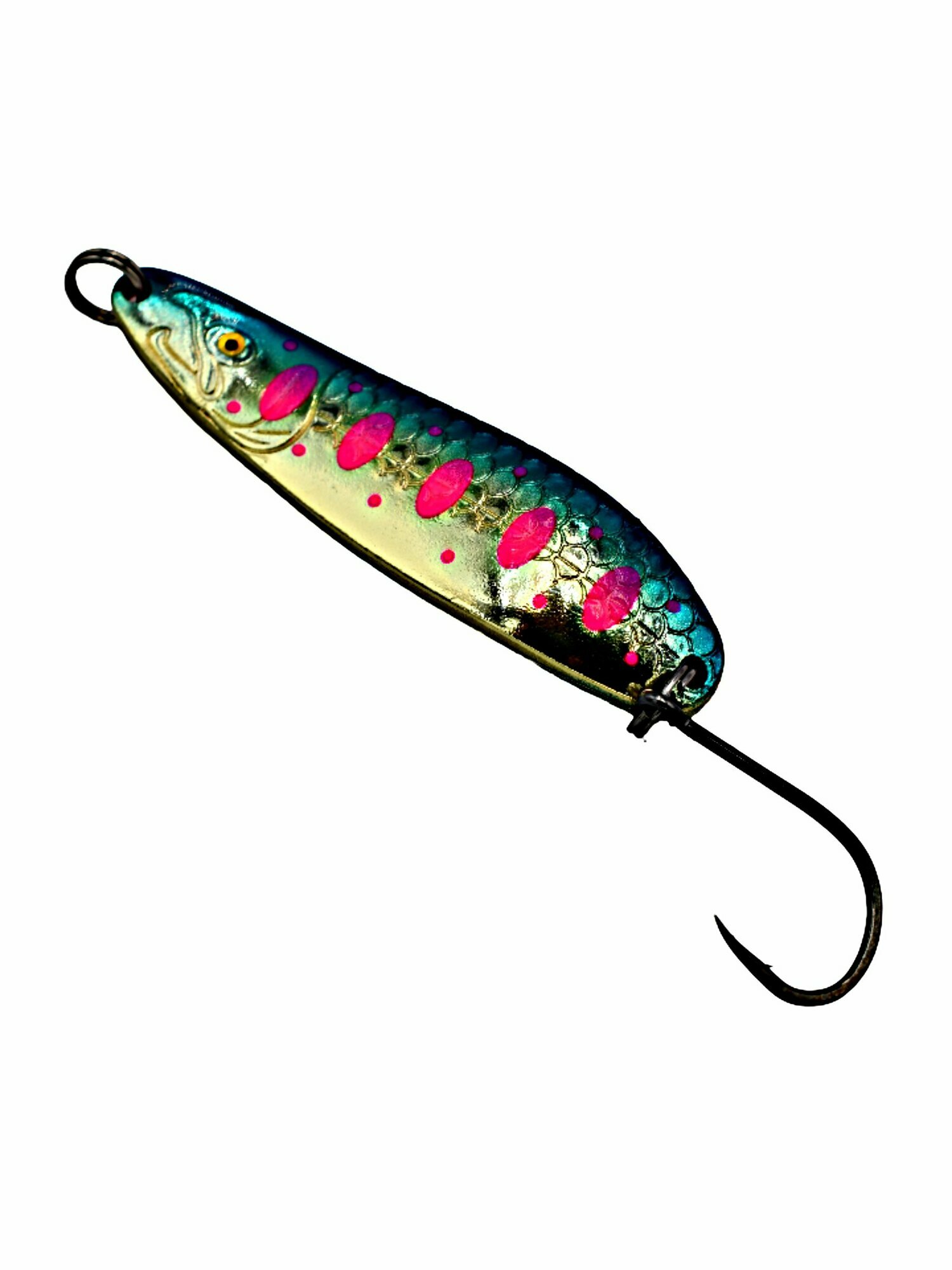 Блесна колеблющаяся Daiwa Wise Masau System Sporn на лосось, семгу, тайменя, 68 мм, 22 г,