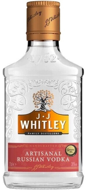 Водка "J.J. Whitley" Artisanal, 200 мл