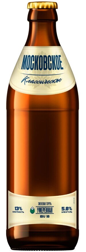 Пиво Балтика, "Московское" Классическое, 0.5 л
