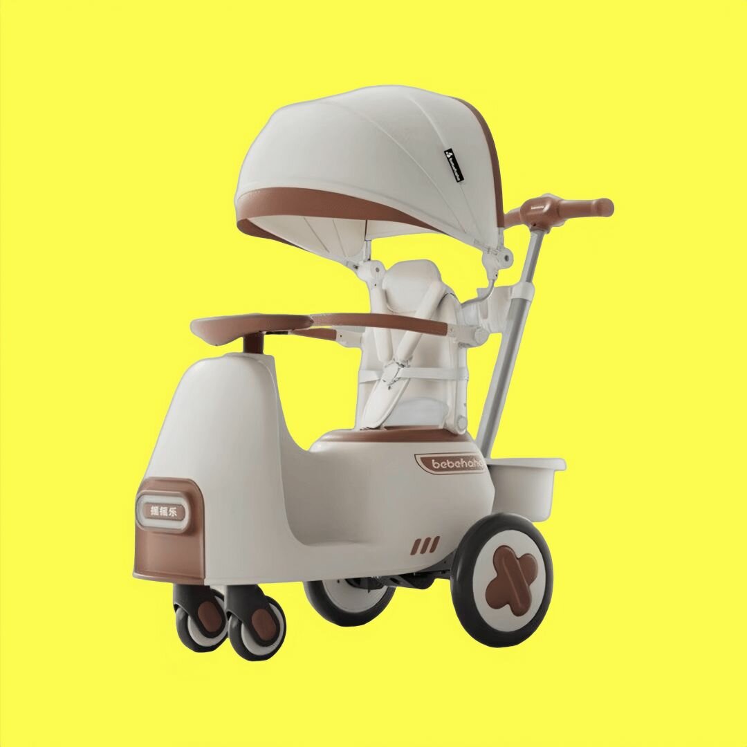 Детская коляска-качалка 2-в-1, детская качалка-баунсер, для прогулок и домашнего использования