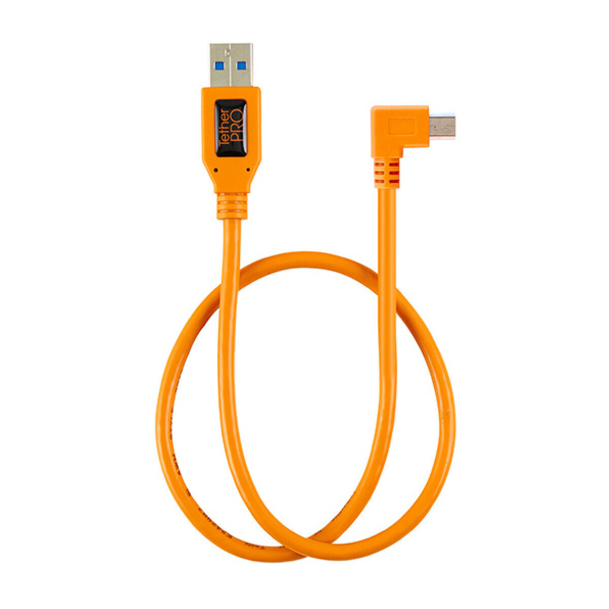 Кабель передачи данных USB 2.0 - Mini-B 5-Pin длина 0,5 м угловой Tether Tools CU51RT02-ORG TetherPro Right Angle Adapter