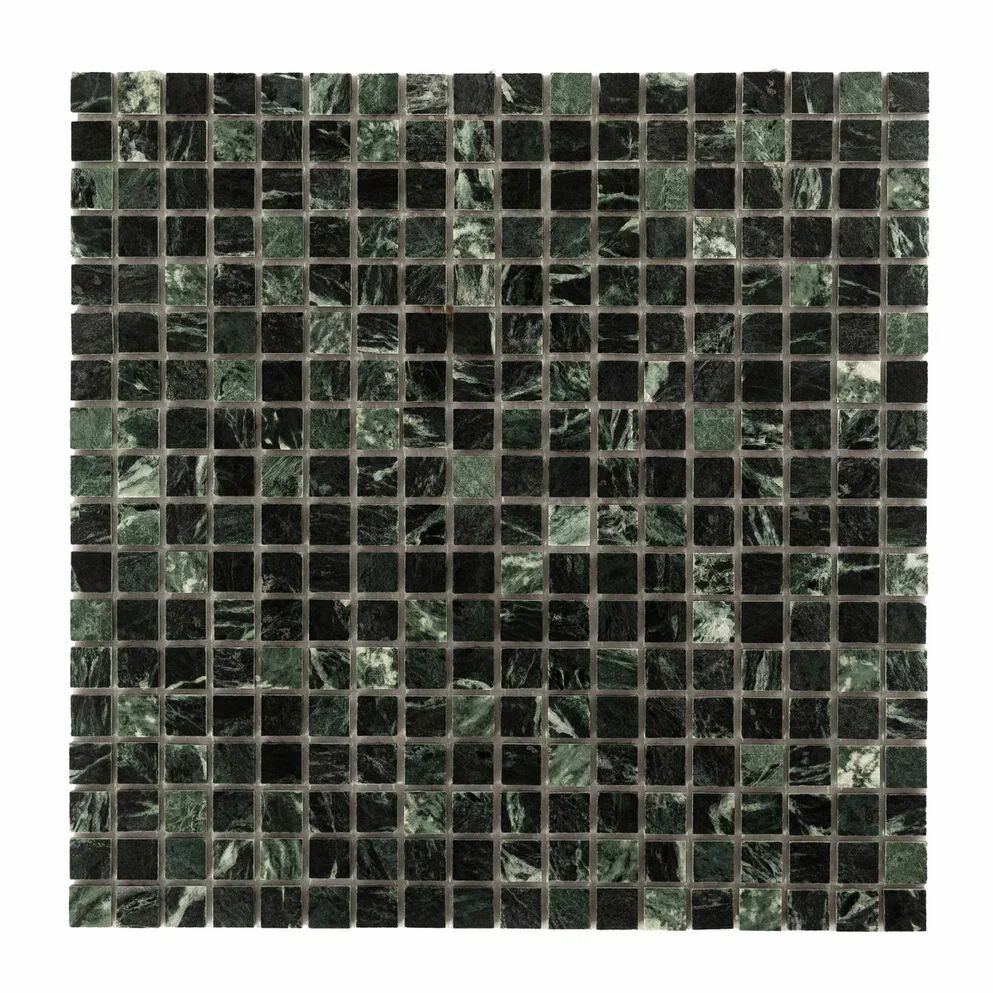 Плитка мозаика КерамограД их натурального камня на сетке для сауны и хаммама, влагостойкая износостойкая, 30х30см/ 1 сетка