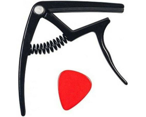 Аксессуары для гитар Alice A007K/BK Каподастр для акустической гитары