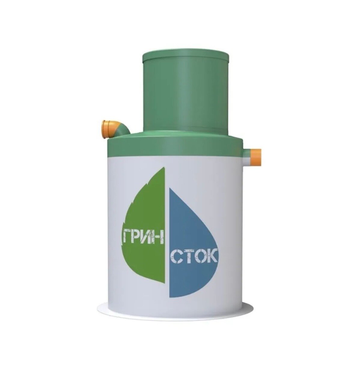 Септик 0,5 м3 стеклопластиковый двухкамерный МикроСток (500 литров), для бани