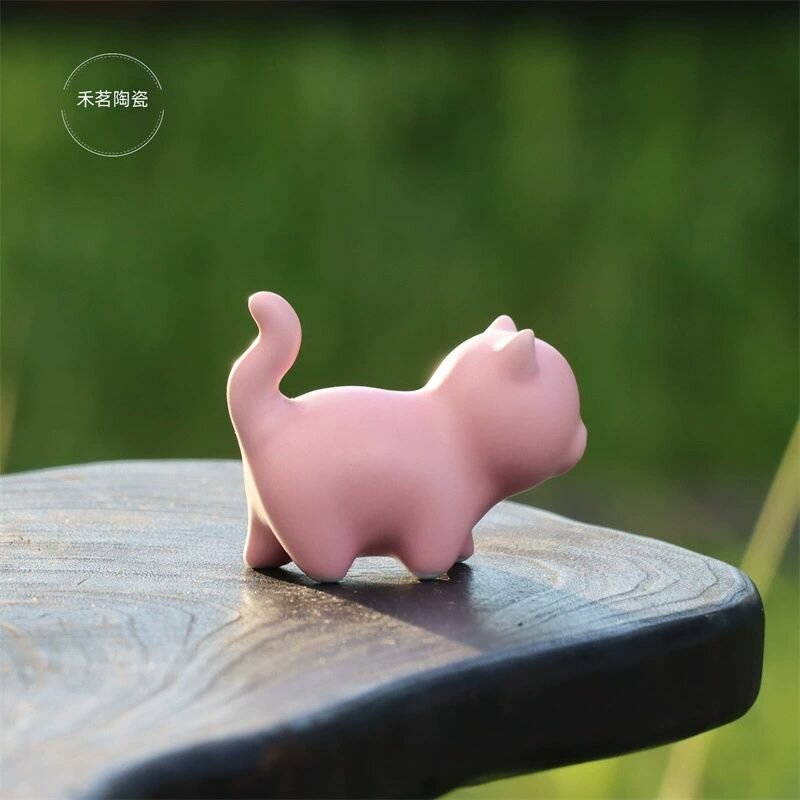 Фигурка для чайной церемонии, кот- чайный питомец, 1 штука