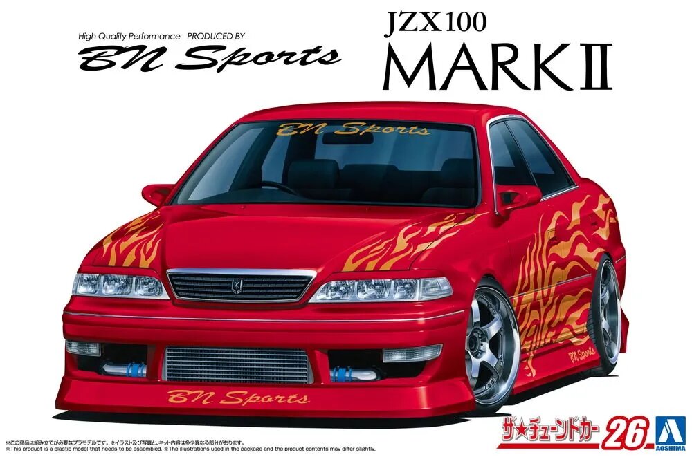 Сборная модель 1/24 TOYOTA BN SPORTS JZX100 MARK '98