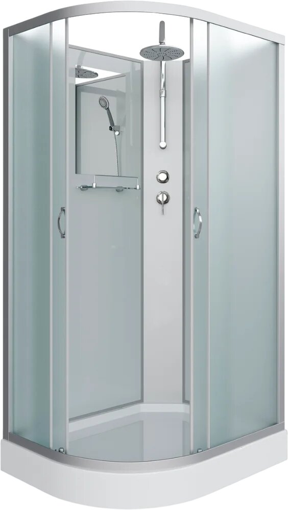 Душевая кабина Niagara Classic NG-3312-14RBKT 120х80 см, без крыши, с тропическим душем