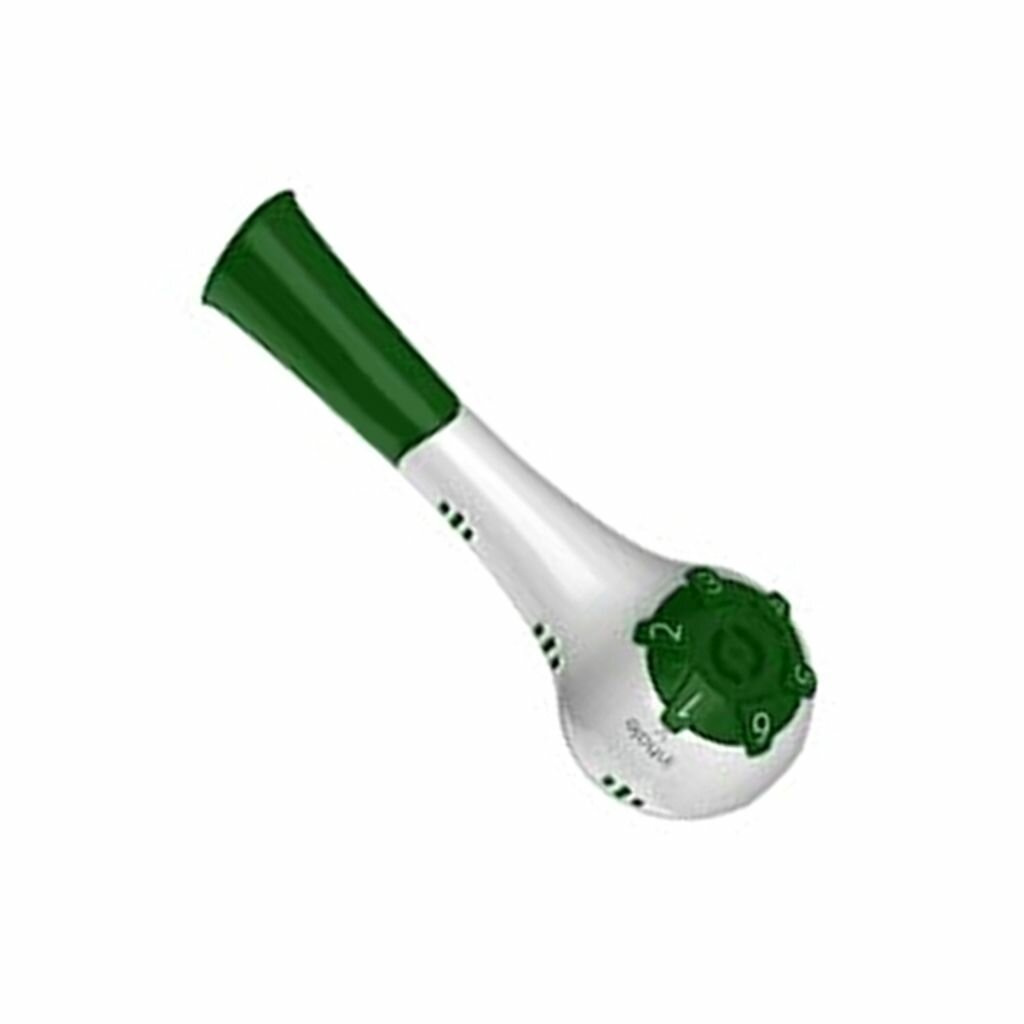 Тренер для дыхания легких, зеленый