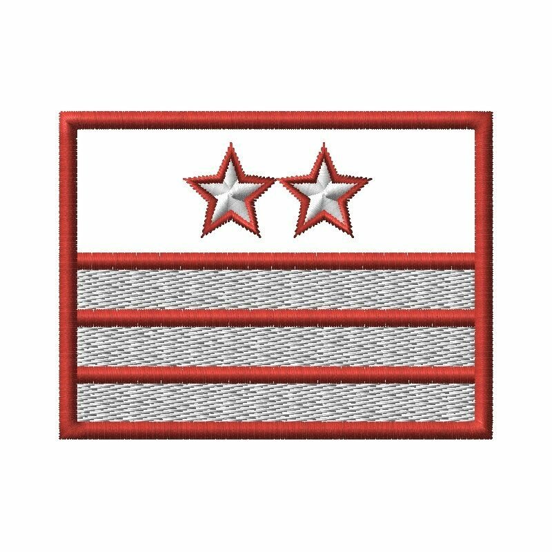 Нагрудный знак РЖД. Старшая категория. Третий уровень. Без липучки. Размер 75x55 мм по вышивке.