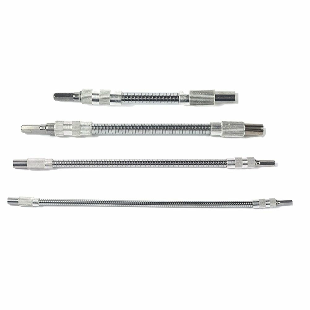 1/4 дюйма 150/200/300/400 мм Универсальный мягкий вал для держателя электродрели Гибкий шестигранный удлинитель хвостовика