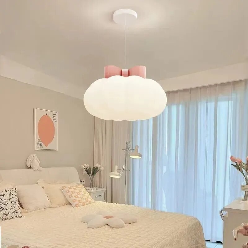 Романтическая люстра для детской комнаты принцессы, люстра для кабинета LED