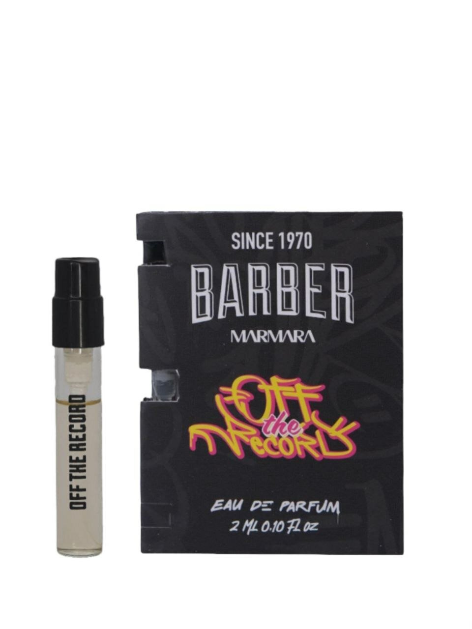 Туалетная вода мужская Marmara Barber "Off The Record", 2 мл, Древесный, Фруктовый, Цветочный аромат