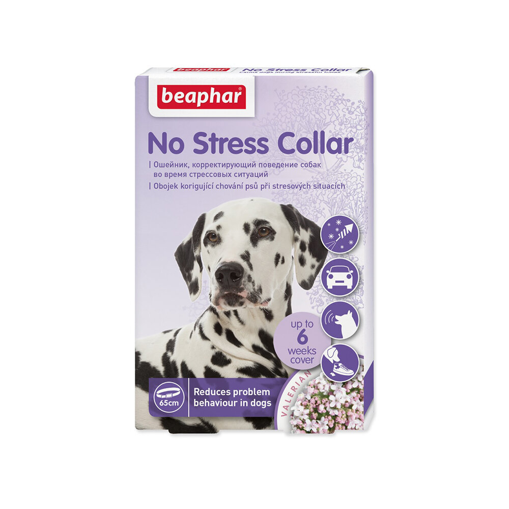 Корректор поведения Beaphar No Stress Collar Успокаивающий ошейник для собак, 65 см