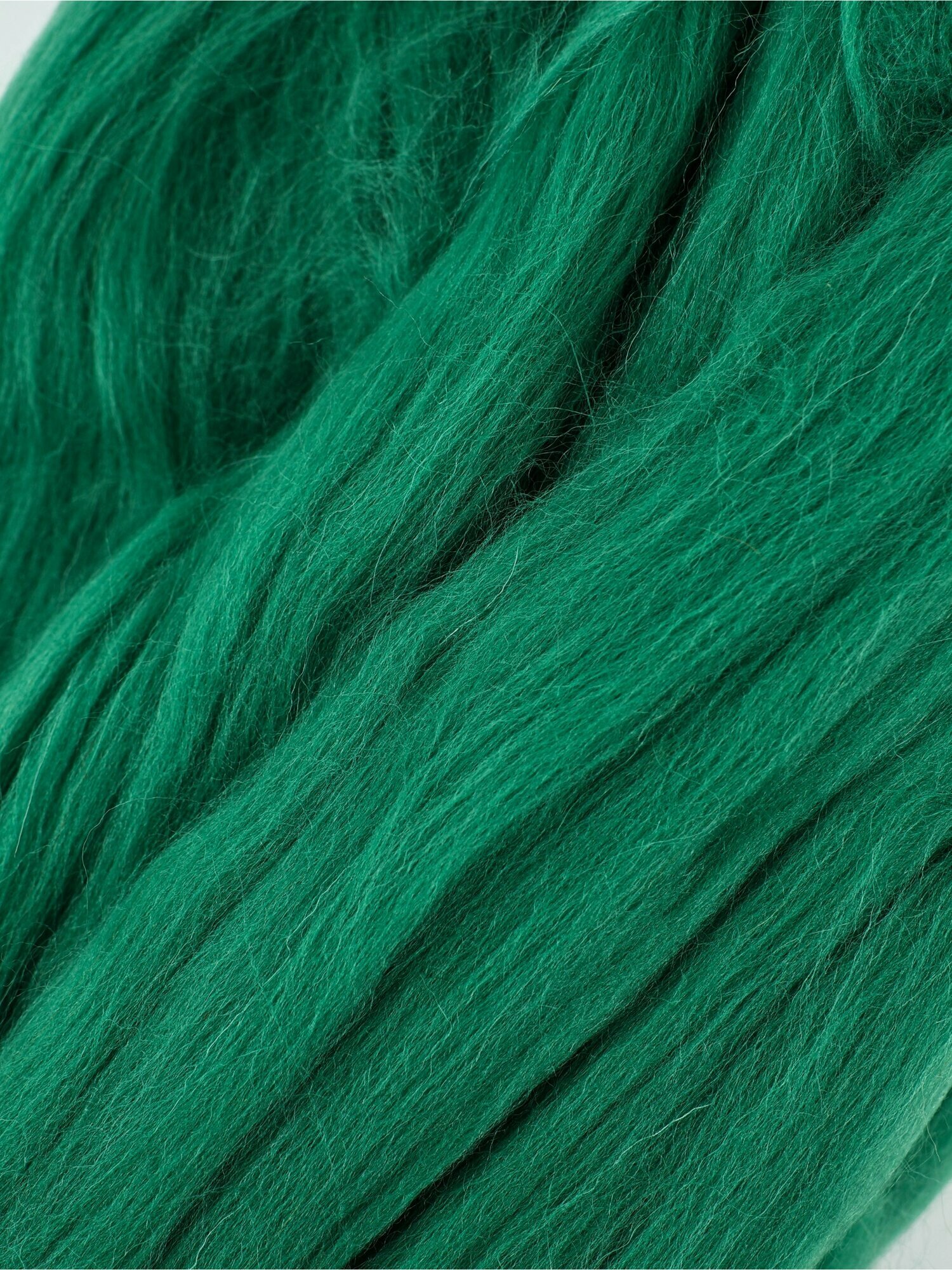 Лента для валяния 100 гр, цвет трава 044