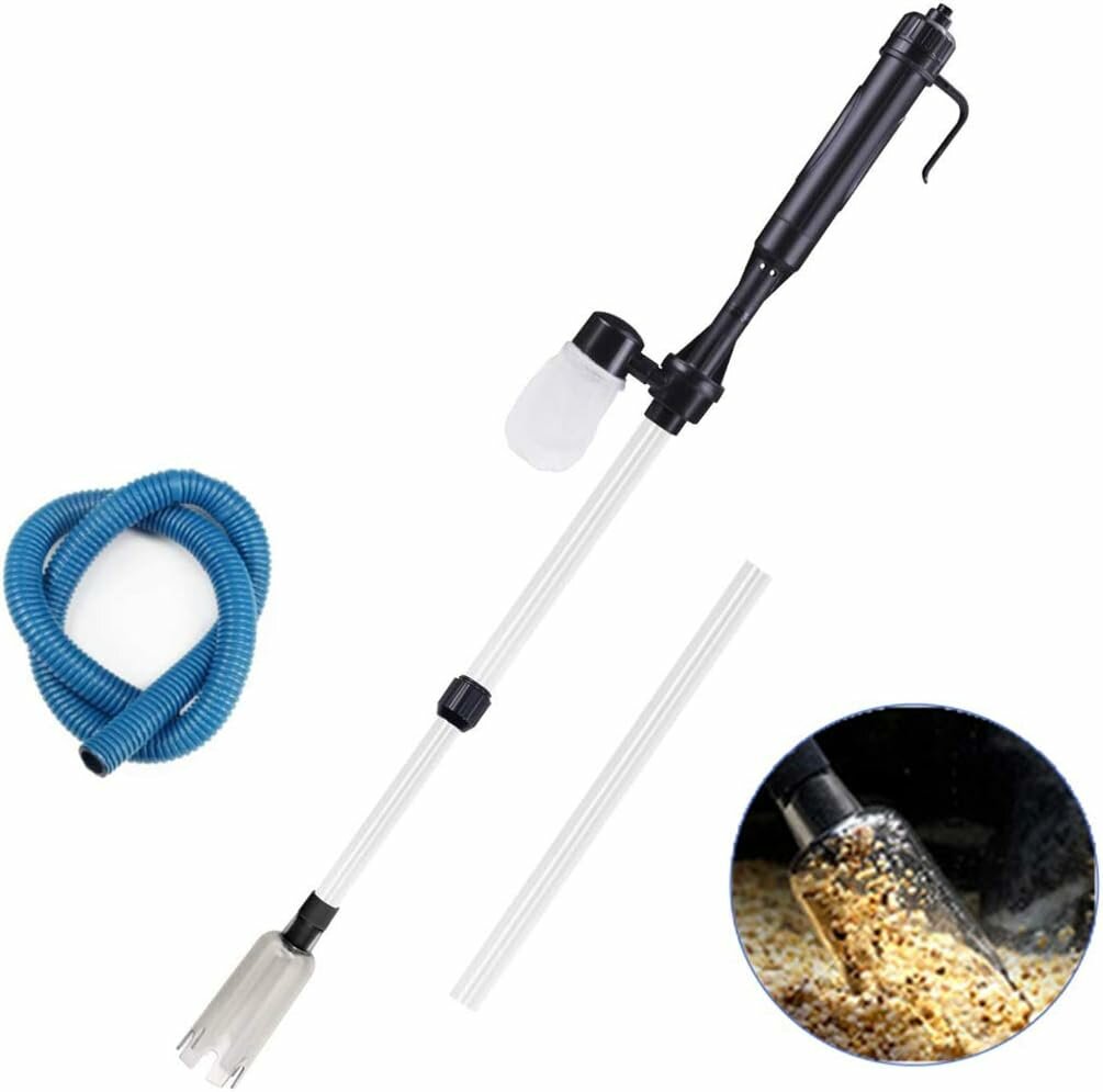 Электрический пылесос для аквариума, сифон, гравийный фильтр для воды, очиститель песка