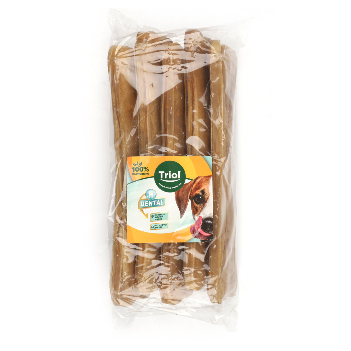Лакомство для собак кости жевательные, 30см (пакет 5шт.), серия DENTAL, Triol 10151049