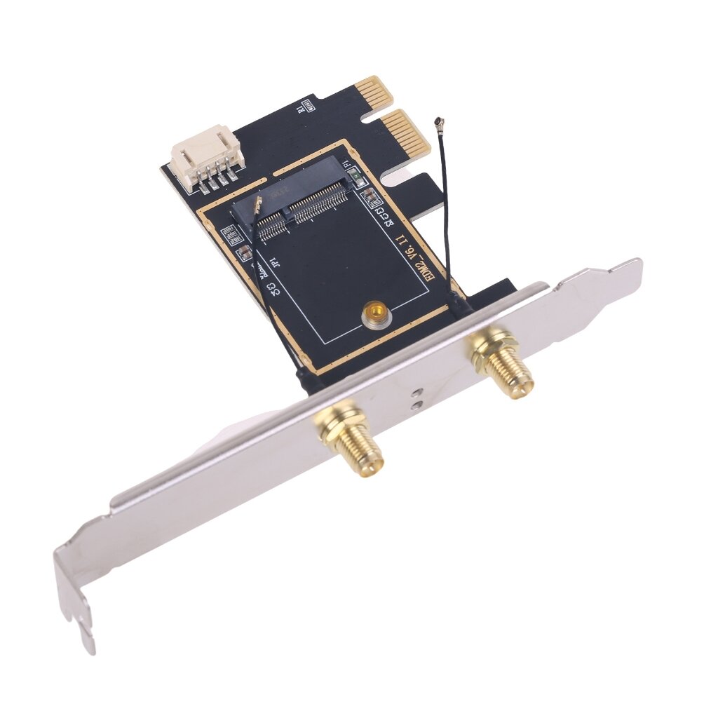 Металлическая плата M.2 для подключения к PCIe для расширения беспроводной сети Часть адаптеров PCIE WiFi Card