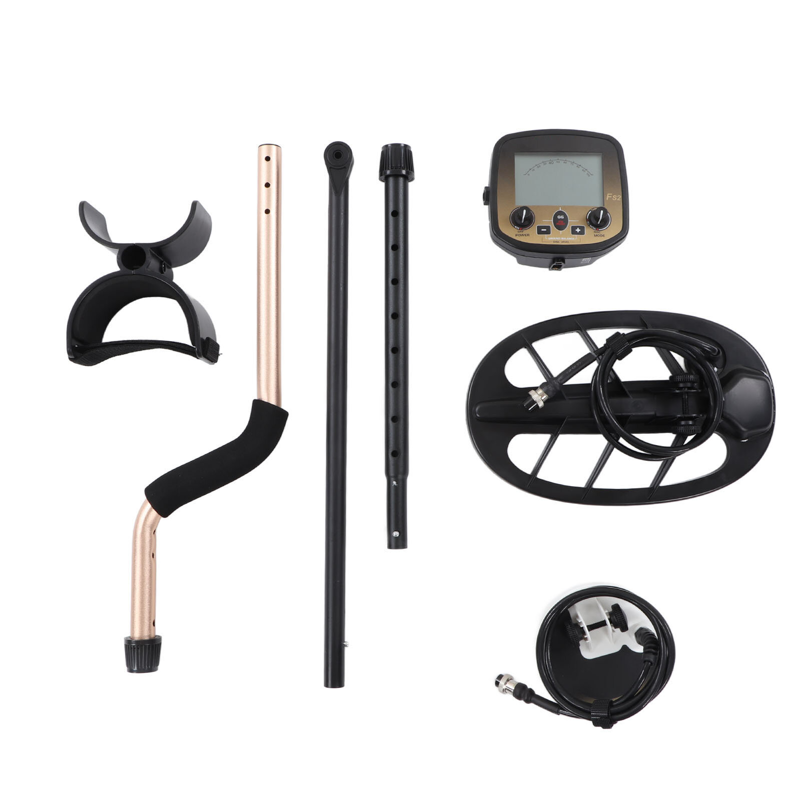 Металлоискатель с водонепроницаемой катушкой, ЖК-дисплей, высокая точность