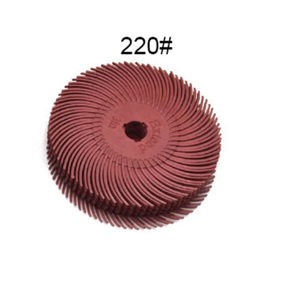 Дисковая щетка полировальная 220 grit, 75 мм, 10 шт