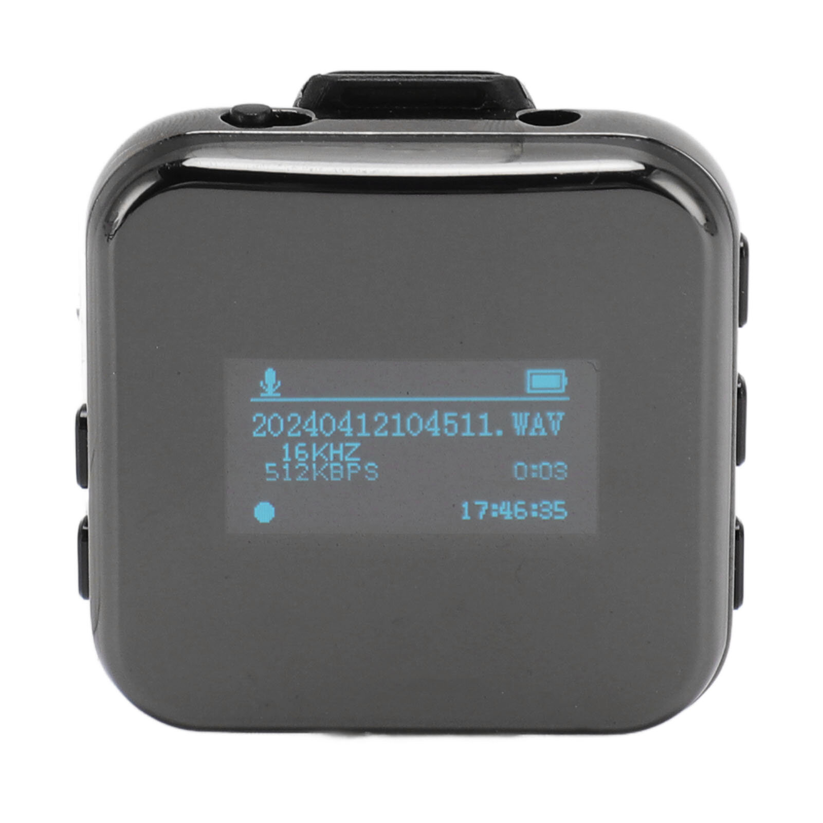 MP3-плеер с высоким разрешением, шумоподавлением, Hi-Fi-устройство для чтения электронных книг, синхронизация с искусственным интеллектом, портативный MP3-плеер со съемным зажимом 16G