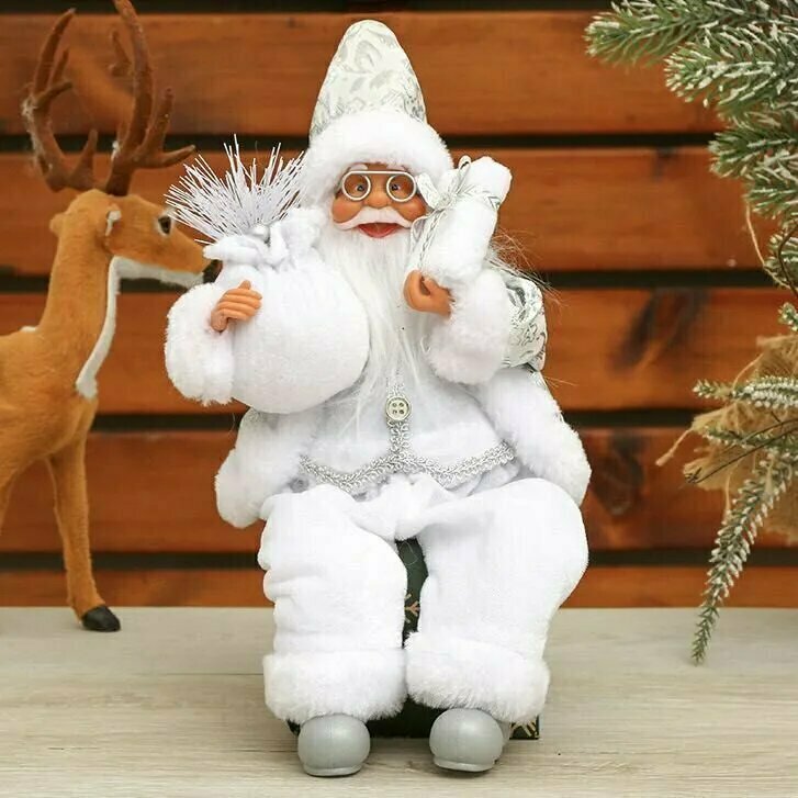 Фигурка новогодняя, Дед мороз, f88871, высота 30см, длина 8 см