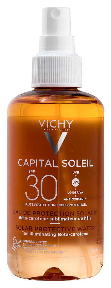 VICHY CAPITAL SOLEIL спрей солнцезащитный двухфазный активатор загара
