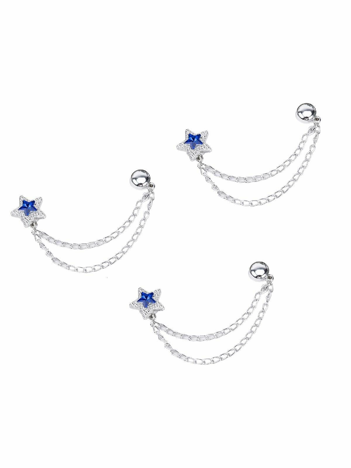 Спортивные магнитные манжеты для брюк, Синий