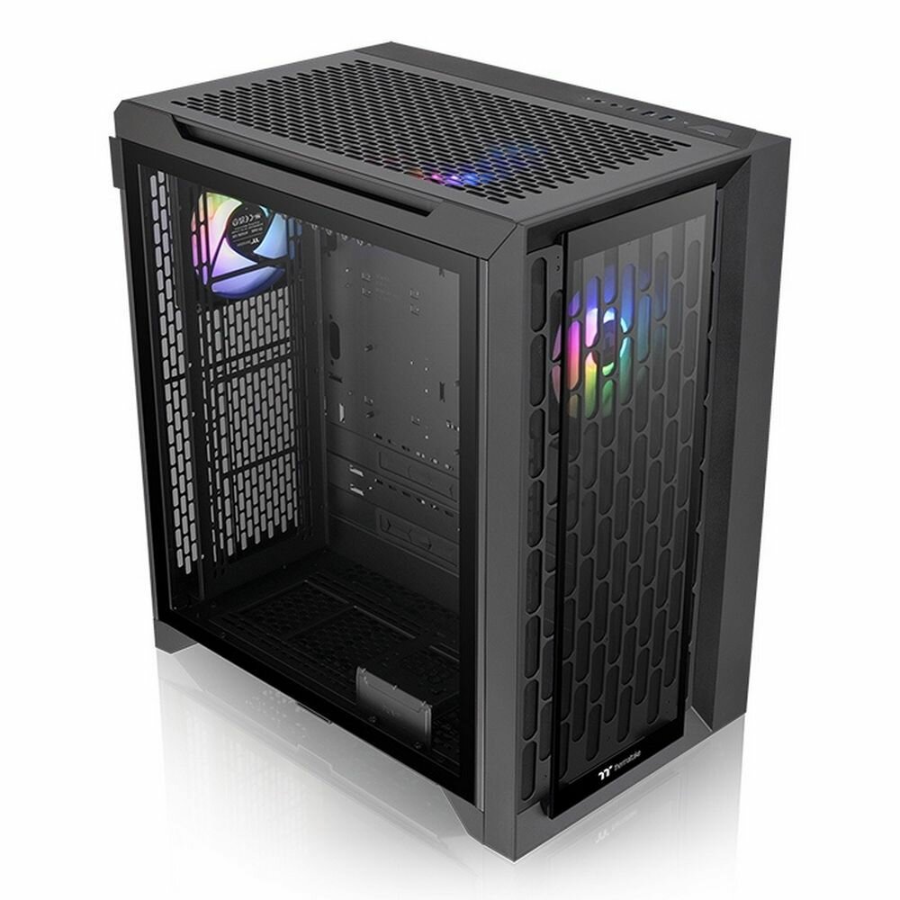 Корпус Thermaltake CA-1X7-00F1WN-01 CTE C700 TG ARGB, Black, Win, SPCC, Tempered Glass*2, CT140 ARGB Fan*