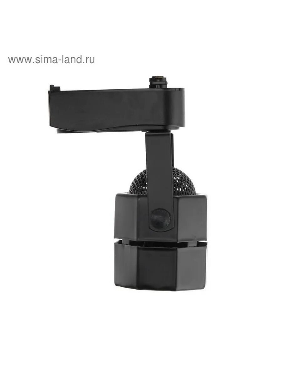 Гибкий трековый светильник с черным корпусом