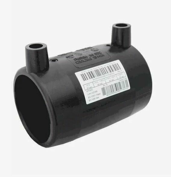 Муфта полиэтиленовая электросварная Ø 63мм SDR 11, для труб ПНД диаметр 63мм, для водопроводов, газопроводов