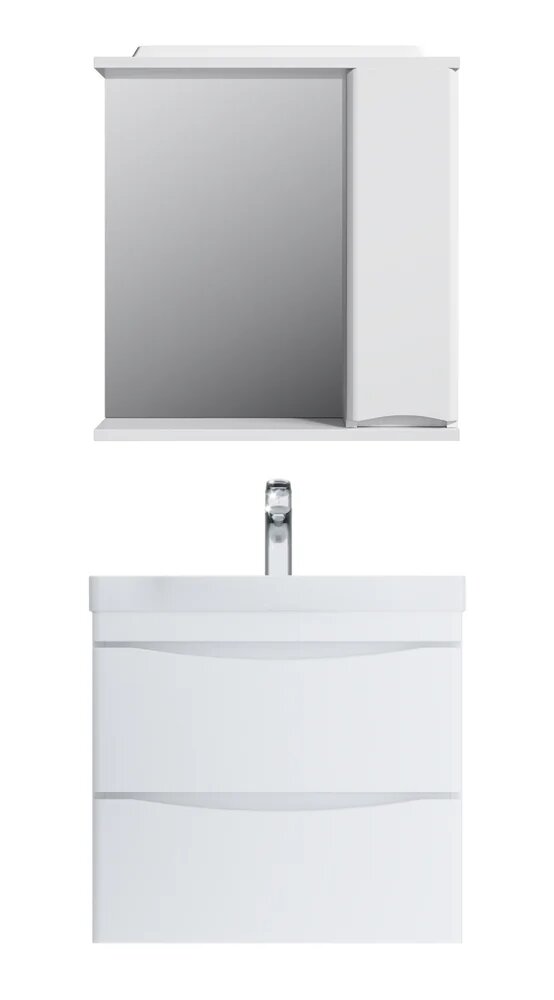Мебель для ванной комнаты AM.PM Like 65 подвесная, белый глянец