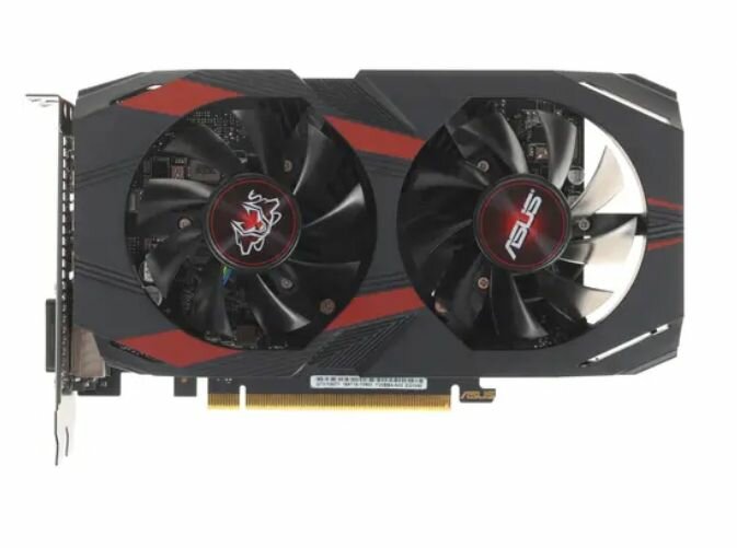 Видеокарта ASUS GeForce GTX 1050 Ti Cerberus Advanced Edition (CERBERUS-GTX1050TI-A4G) - PCI-E 3.0, 4 ГБ, GDDR5, 128 бит, DisplayPort, DVI-D, HDMI, GPU 1303 МГц