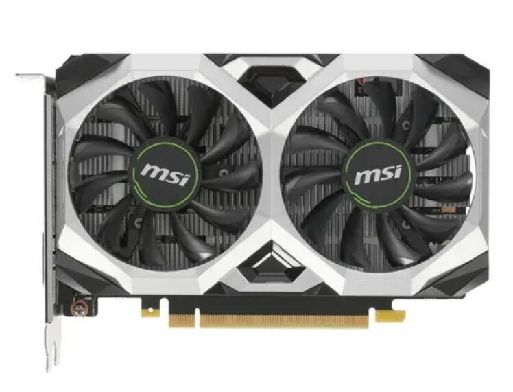 Видеокарта MSI GeForce GTX 1650 D6 VENTUS XS V1 (GTX 1650 D6 VENTUS XS V1) - PCI-E 3.0, 4 ГБ, GDDR6, 128 бит, DisplayPort, DVI-D, HDMI, GPU 1485 МГц