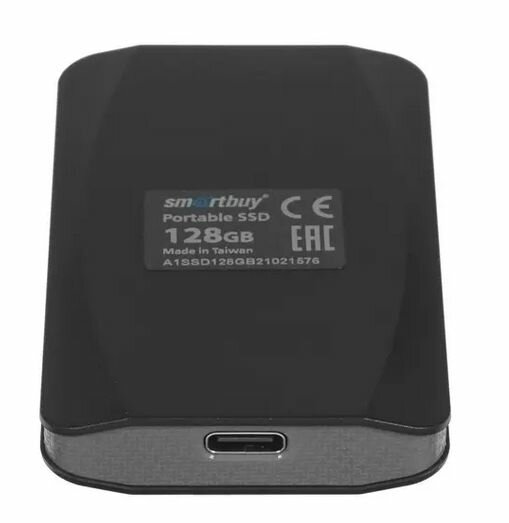 128 ГБ Внешний SSD Smartbuy Aqous A1 (SB128GB-A1B-U31C) черный