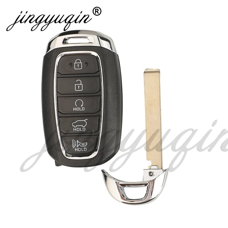 Корпус Автомобильного Ключа-брелока Jingyuqin С 3/4/5 Кнопками Для Hyundai Elantra, Santa Fe, Palisade, Kona, Avante 2018-2021