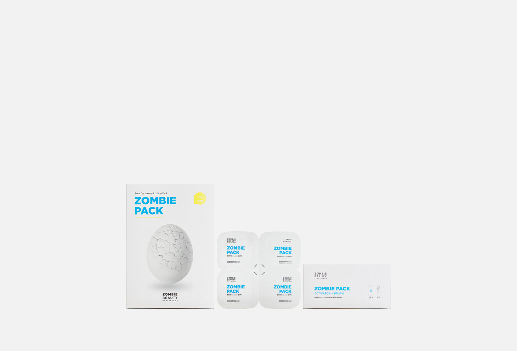 Маски для лица SKIN 1004 ZOMBIE BEAUTY ZOMBIE PACK & ACTIVATOR KIT
