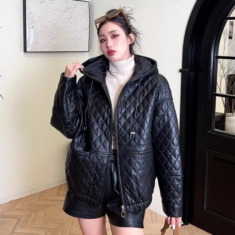 Куртка кожаная