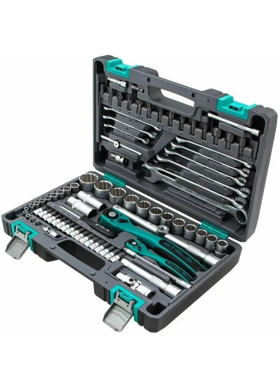 Набор инструментов 1/2 , 1/4 , CrV 82 предмета 14117