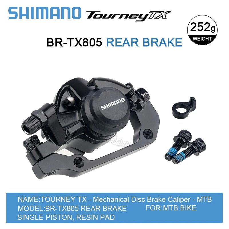 Механический дисковый тормозной суппорт SHIMANO BR-TX805 TOURNEY TX