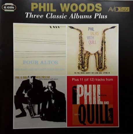 PHIL WOODS Four Altos/ Phil Talks With Quill/ Phil & Quill With Prestige (Компакт-диск)
