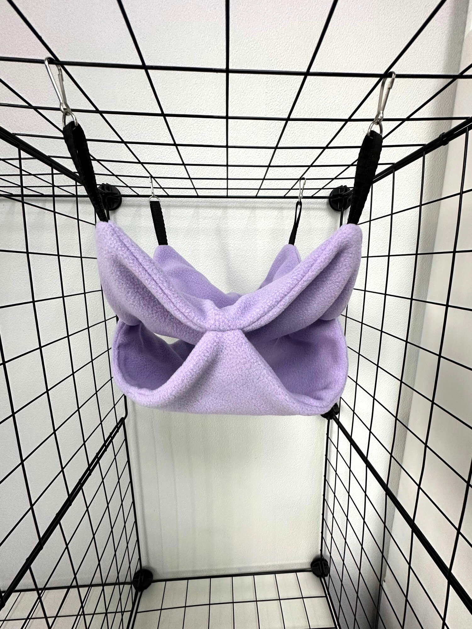 Гамак для грызунов и крыс, двухэтажный сиреневый, размер 22х22