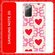 Чехол на Samsung Galaxy Note 20 / Самсунг Галакси Ноут 20 с принтом "Hearts and ...