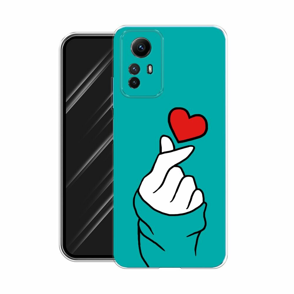Чехол на Xiaomi Redmi Note 12S / Сяоми Редми Ноут 12S с принтом "Маленькое сердечко" — фото 1