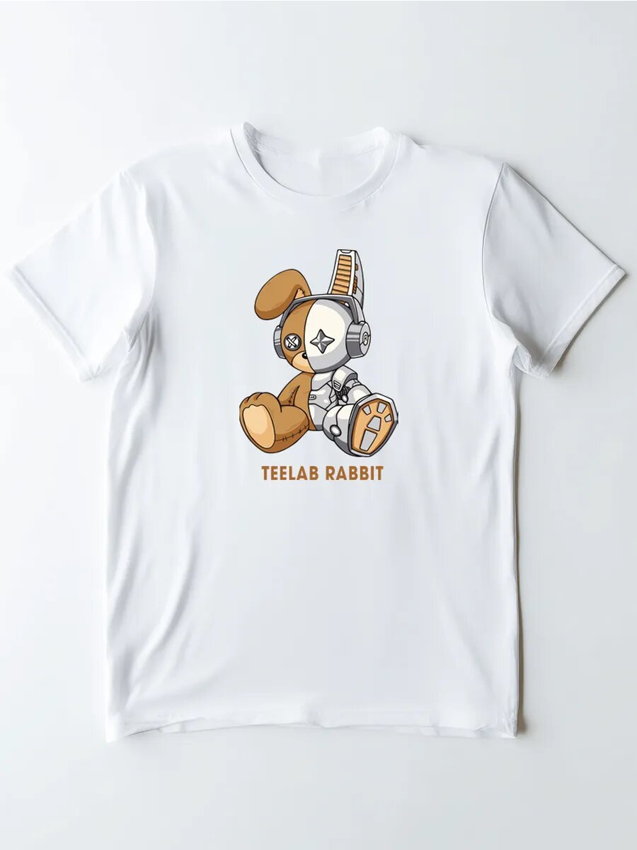 Футболка лабораторный кролик Teelab rabbit